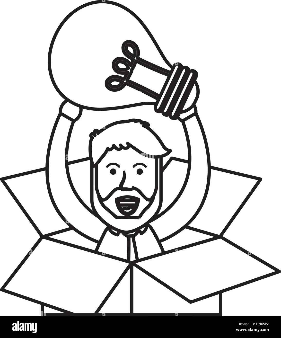 successful businessman cartoon icon vector illustration graphic design ...