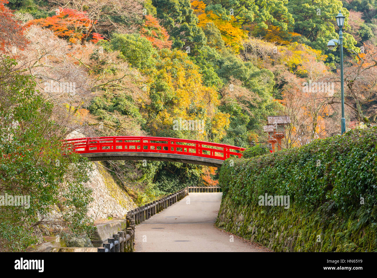 Minoo Park in Autumn season, Minoh, Osaka, Kansai, Japan Stock Photo ...