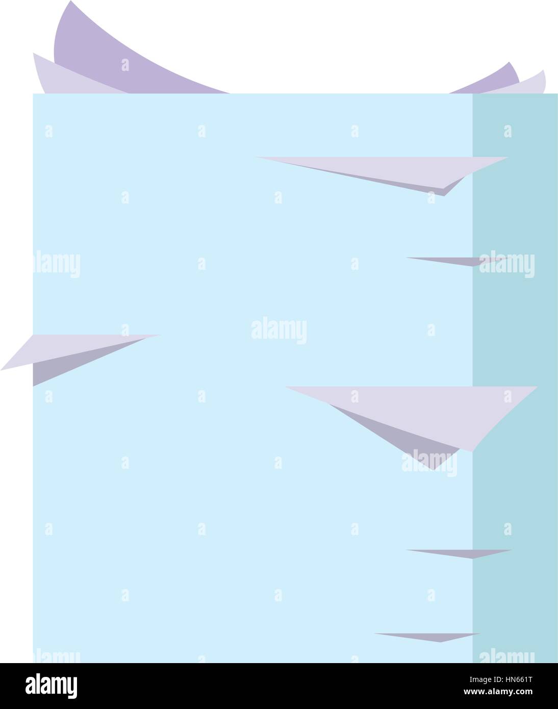 stack of paper pages Stock Vector Image & Art - Alamy