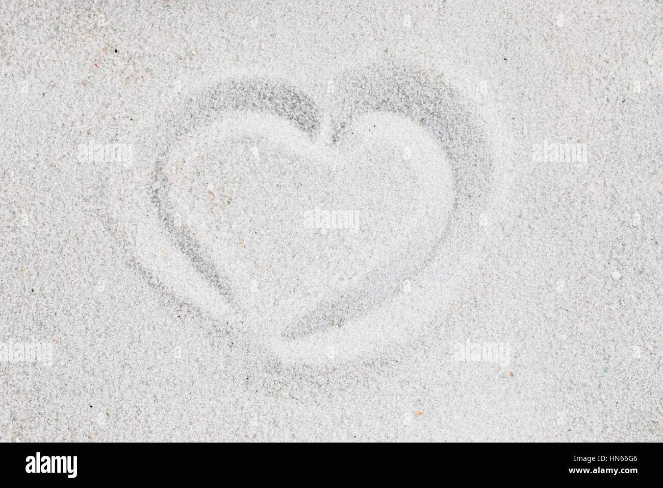 heart symbol sand valentine romantic love background Stock Photo - Alamy