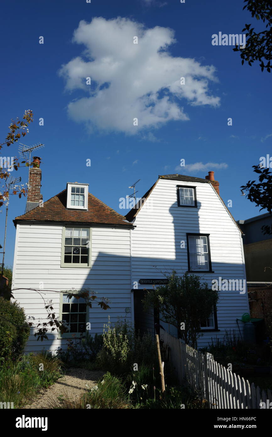 Whitstable house and sky Stock Photo - Alamy