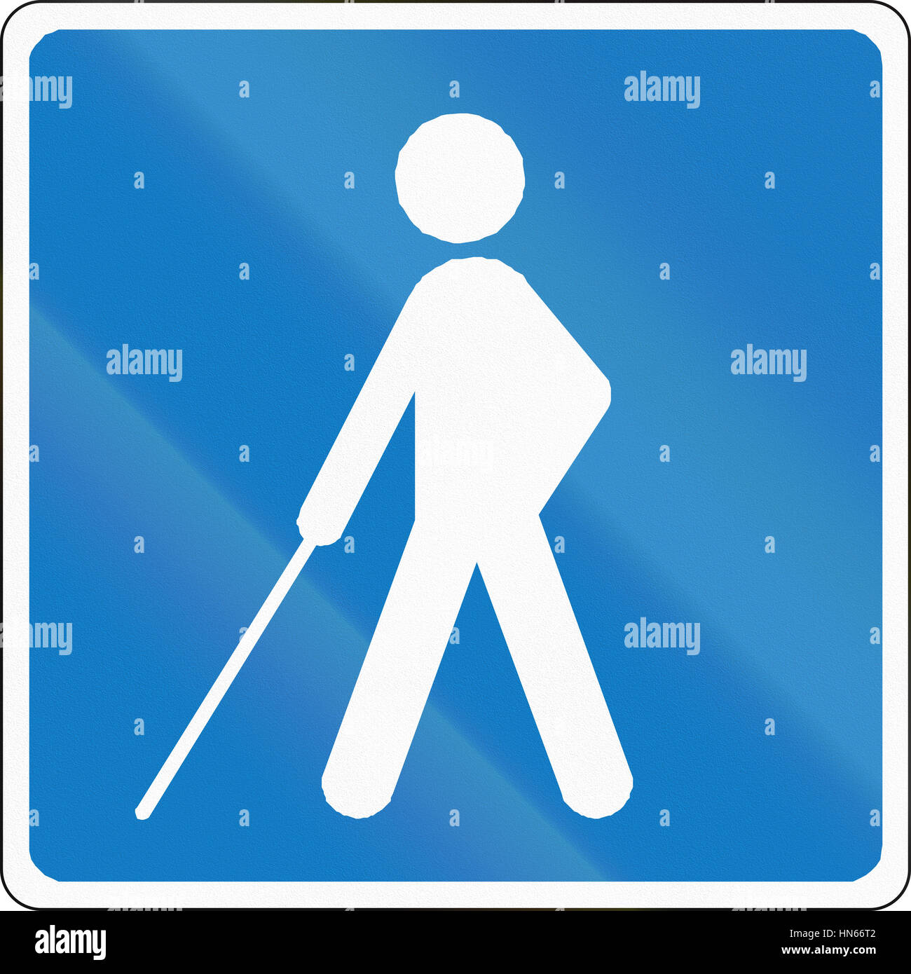 Sign for blind people hi-res stock photography and images - Alamy