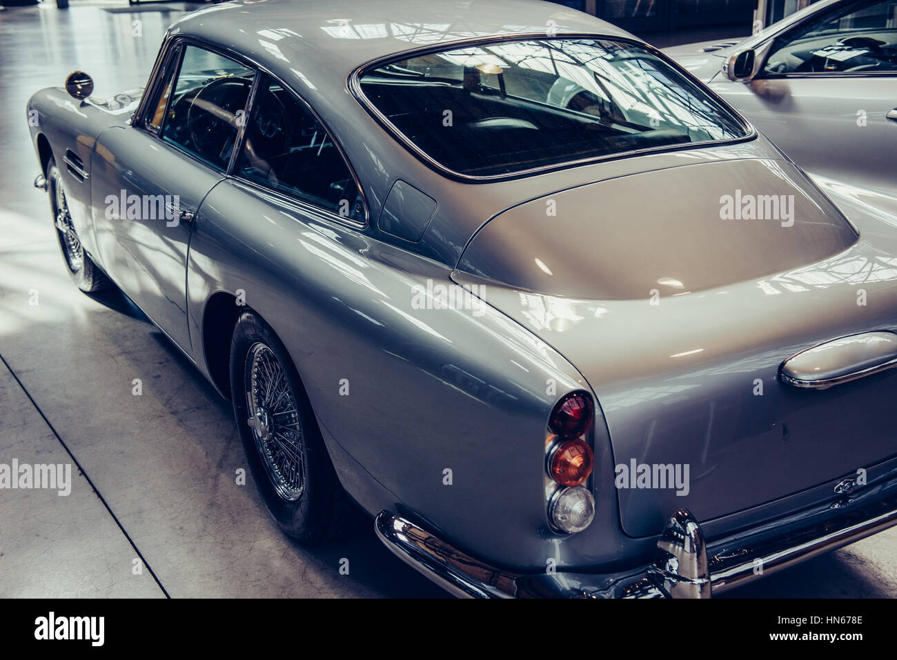 Rear view of a car Stock Photo - Alamy