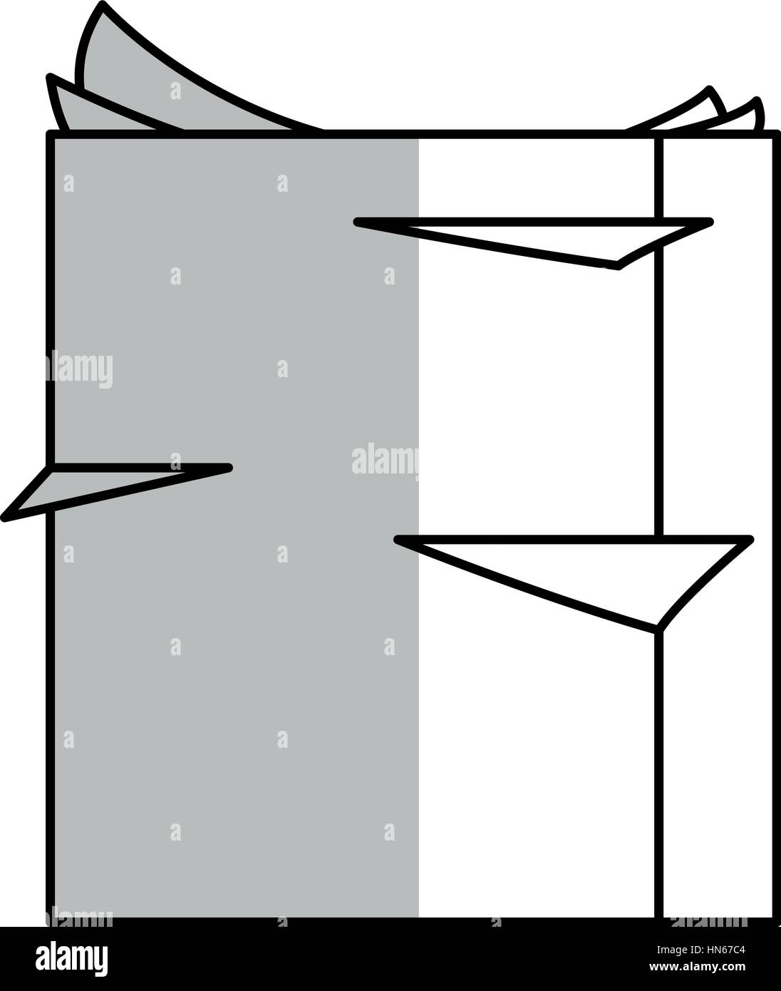 stack of paper pages Stock Vector Image & Art - Alamy