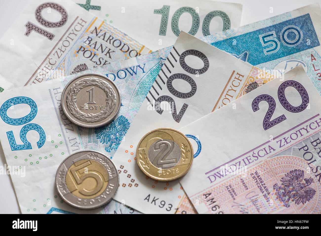 Polish money / zloty Stock Photo - Alamy