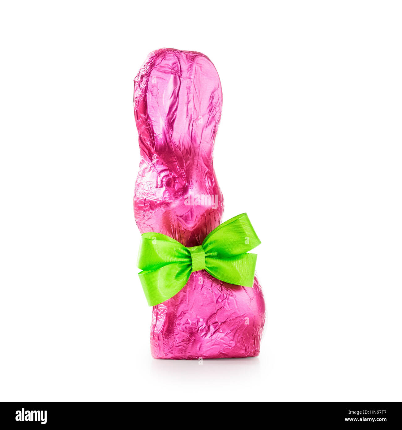 Foil wrapped chocolate bunny rabbit hi-res stock photography and images ...
