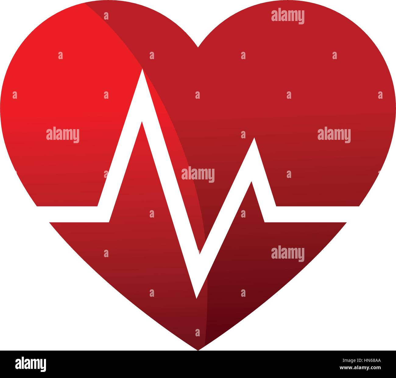cardio heart icon Stock Vector Image & Art - Alamy