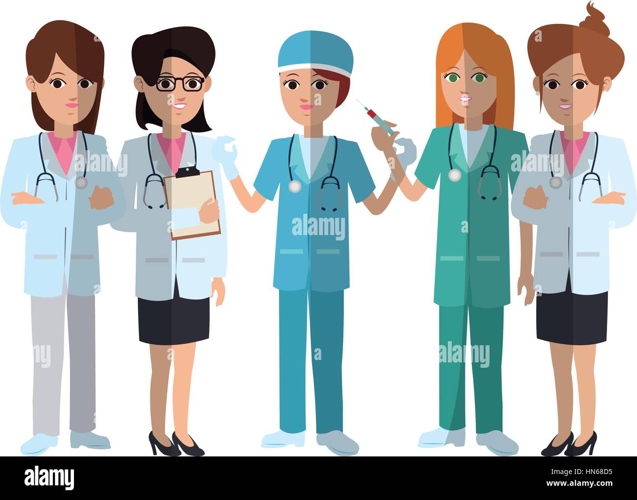 Medical professionals icon hi-res stock photography and images - Alamy