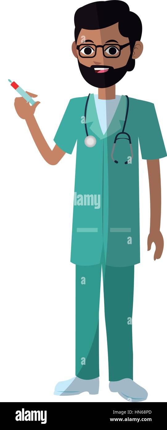 man medical nurse Stock Vector Image & Art - Alamy