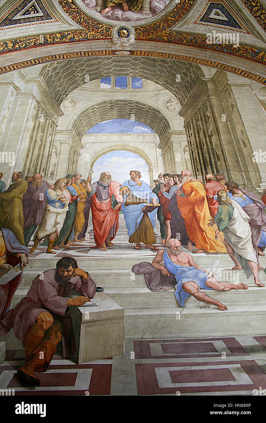 The Raphael Room, located in the Vatican Museums, showcases the ...