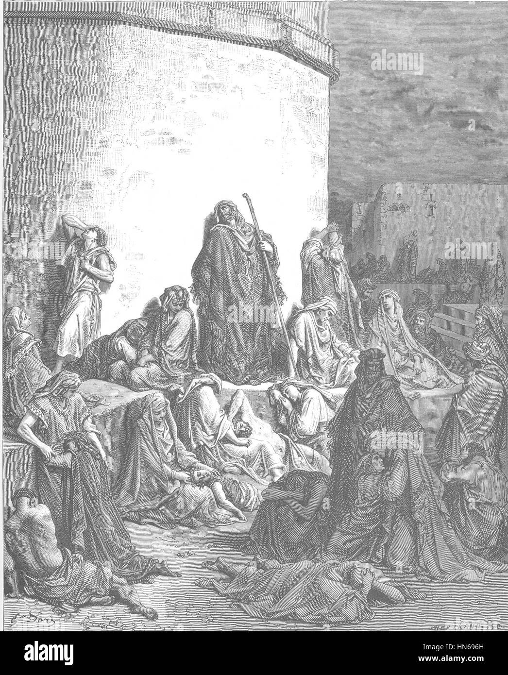 Sorrowful painting Black and White Stock Photos & Images - Alamy