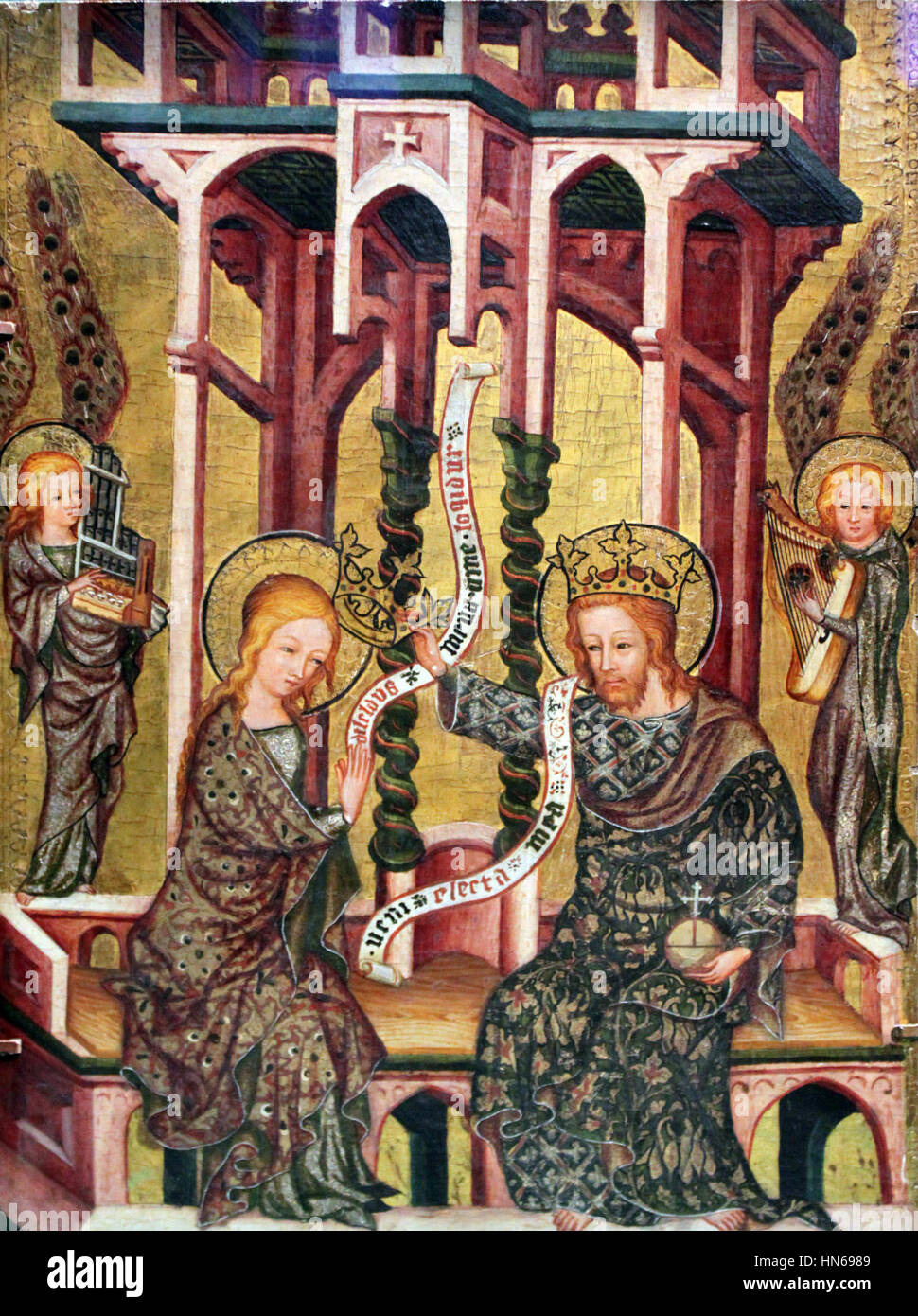 1355 Marienkrönung anagoria Stock Photo - Alamy