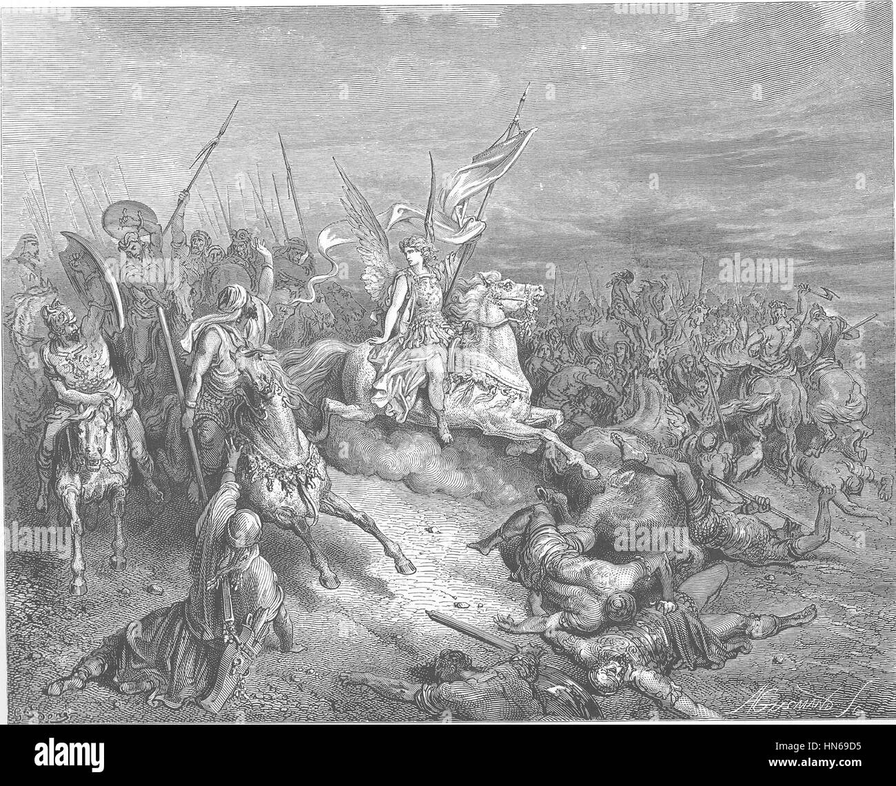 152.The Angel Is Sent to Deliver Israel Stock Photo - Alamy