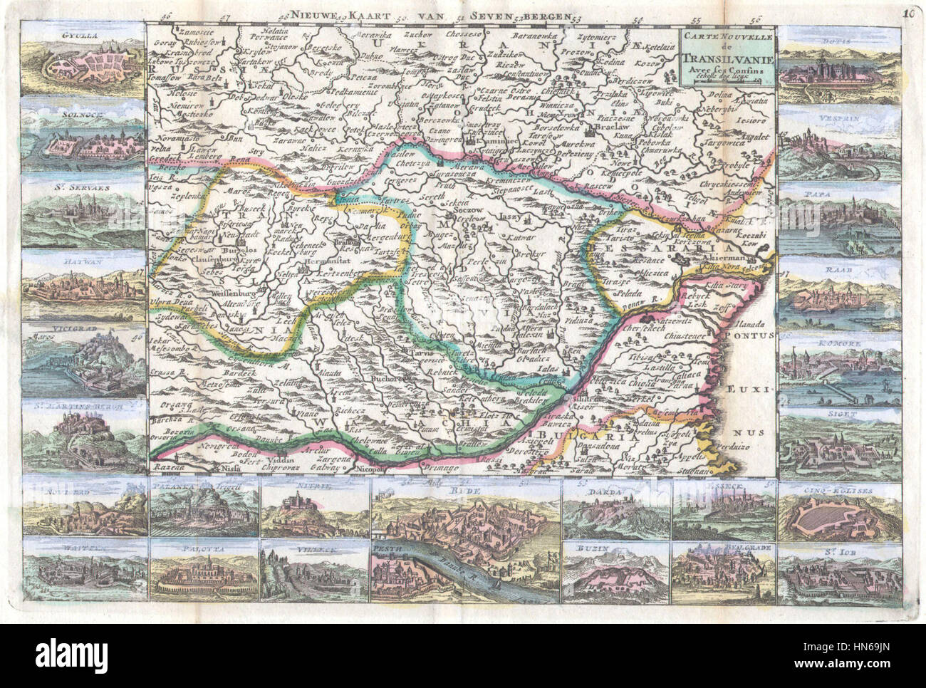 Transylvanian Alps Map