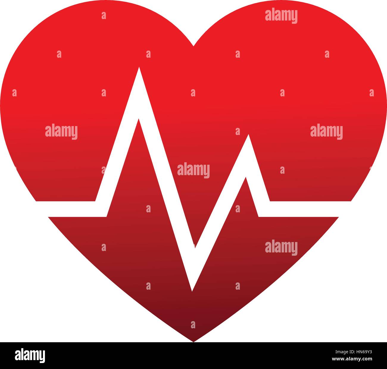 cardio heart icon Stock Vector Image & Art - Alamy