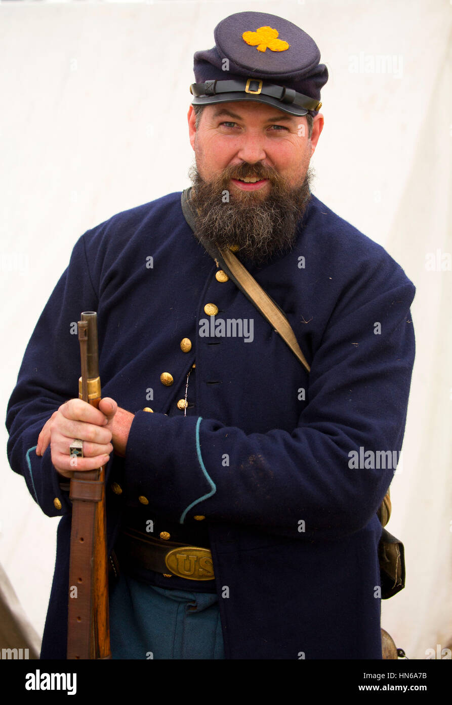 Union soldier uniforms hi-res stock photography and images - Alamy
