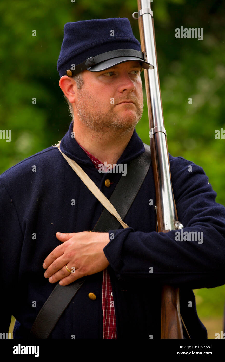 Union soldier civil war hi-res stock photography and images - Alamy