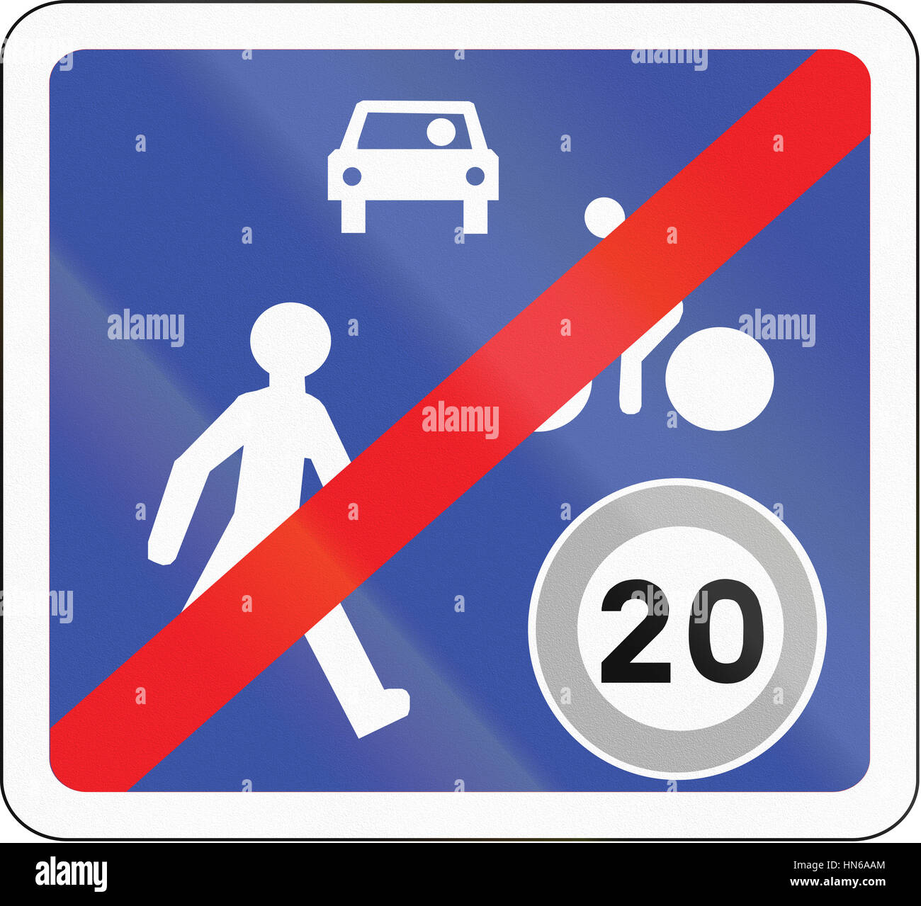 Home zone traffic sign speed hi-res stock photography and images - Alamy