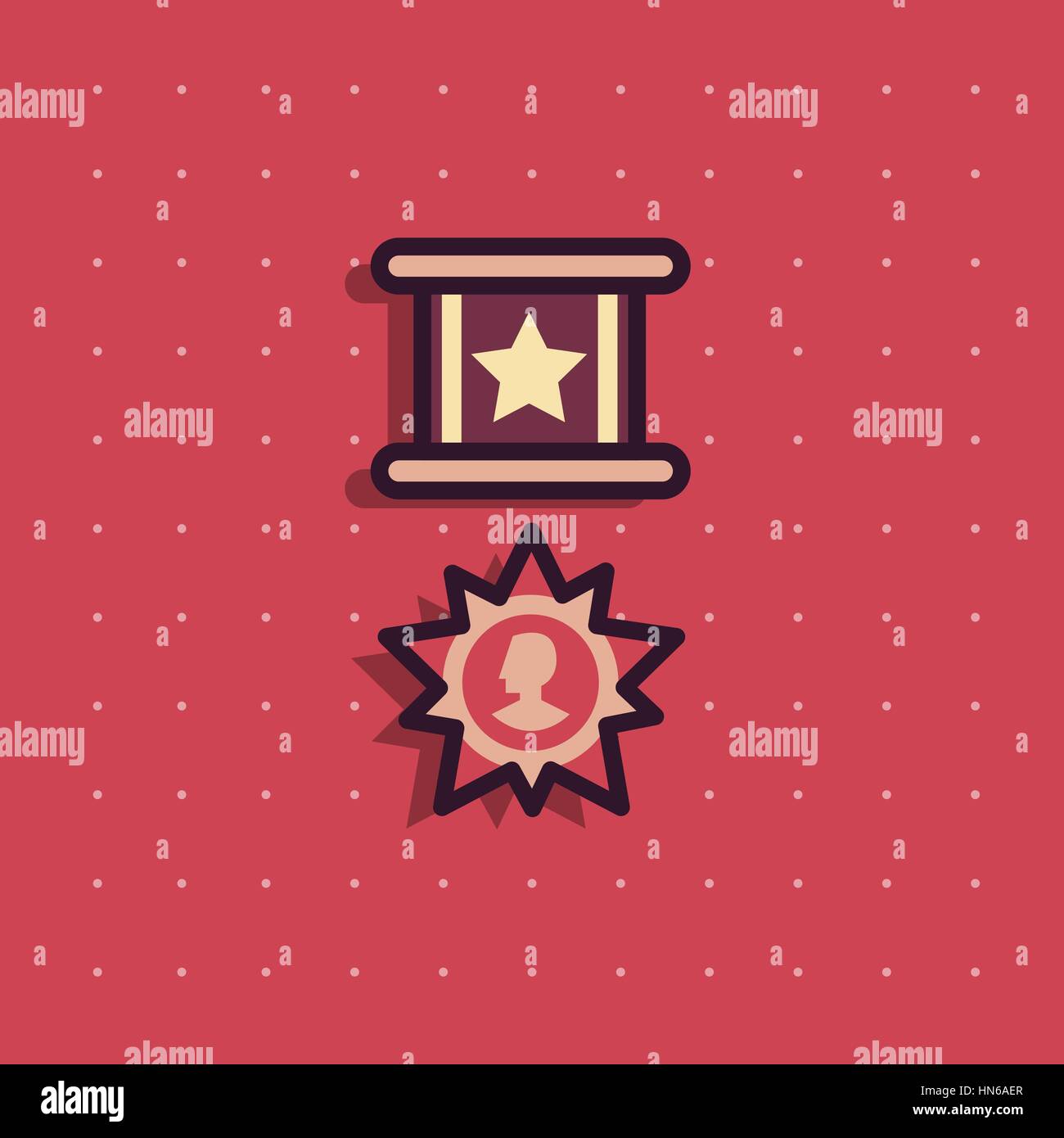 Commemorative medal Stock Vector Images - Alamy