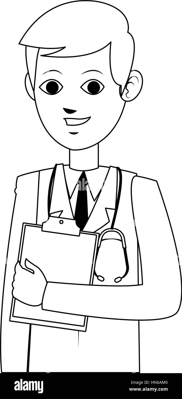 Man doctor examining patient Black and White Stock Photos & Images - Alamy