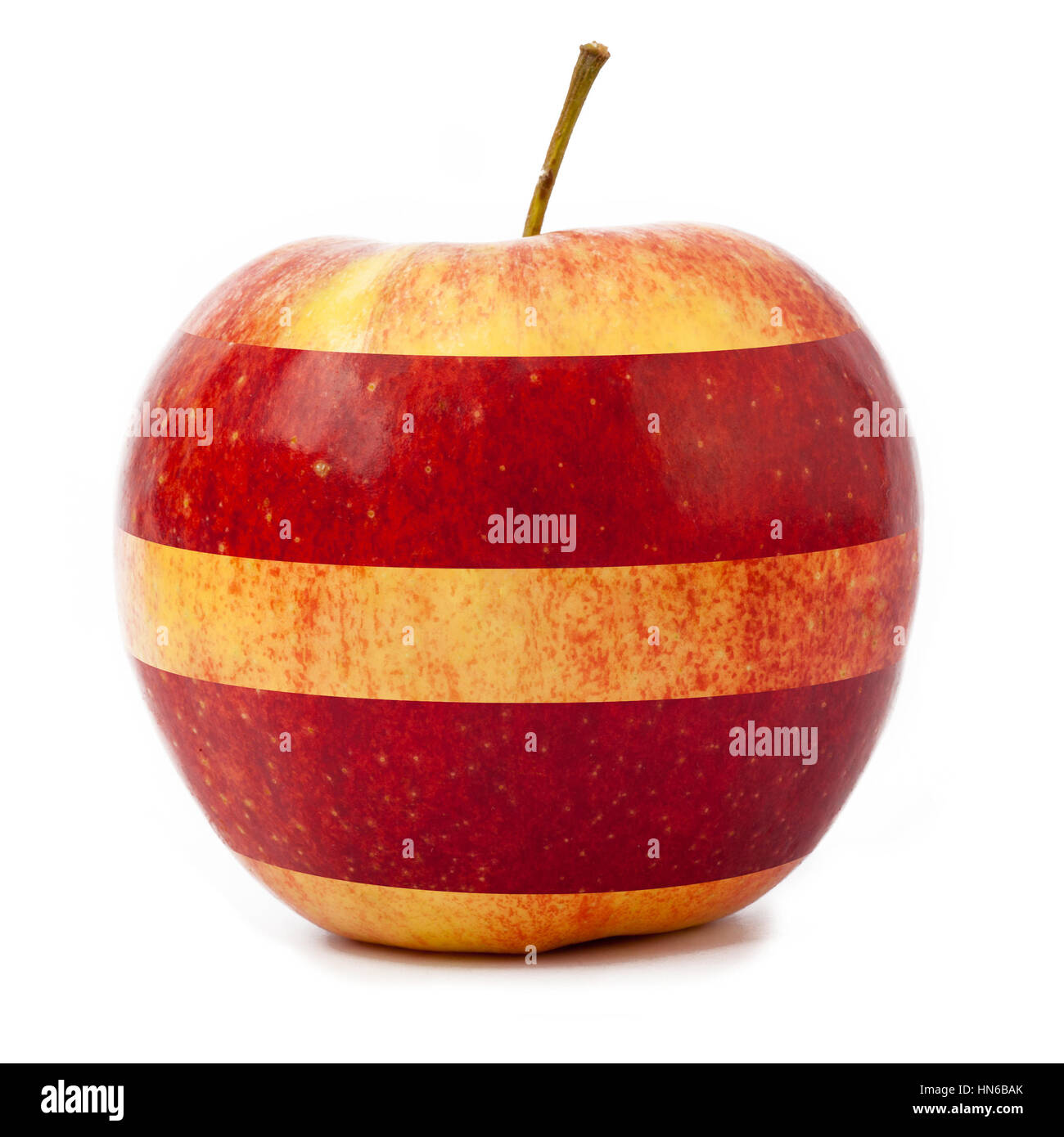 Red apple side view Cut Out Stock Images & Pictures - Alamy