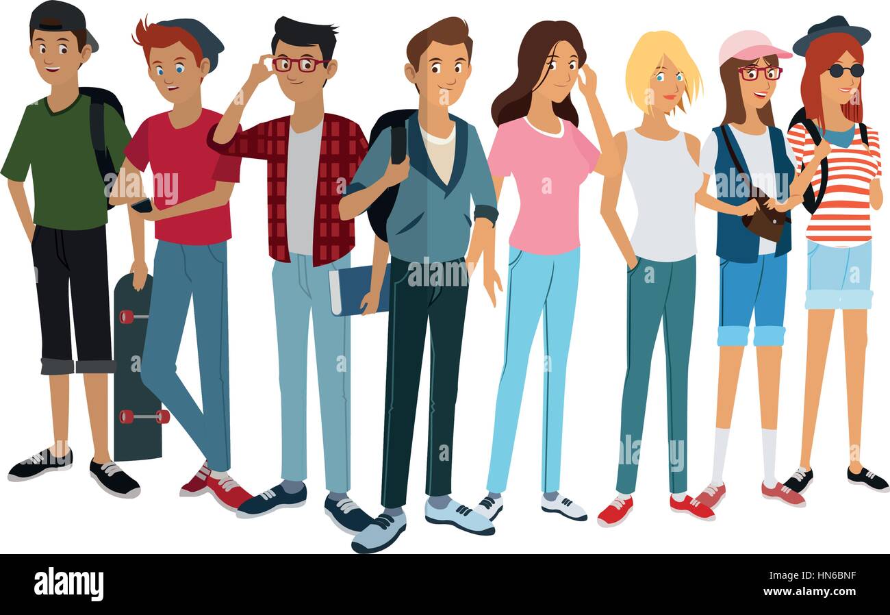 young people design Stock Vector Image & Art - Alamy