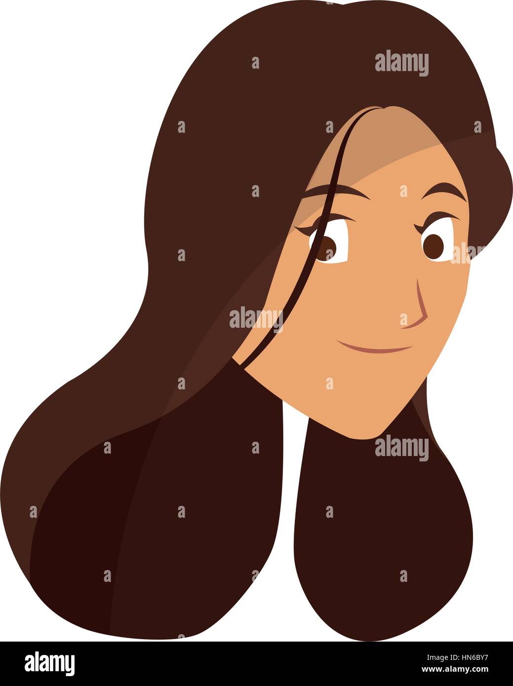 young girl icon Stock Vector Image & Art - Alamy