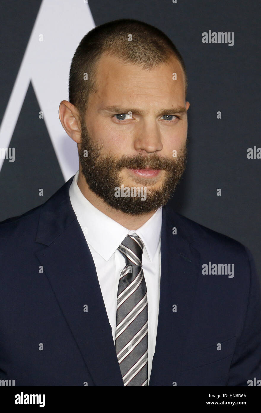 Jamie Dornan at the Los Angeles premiere of 'Fifty Shades Darker' held ...