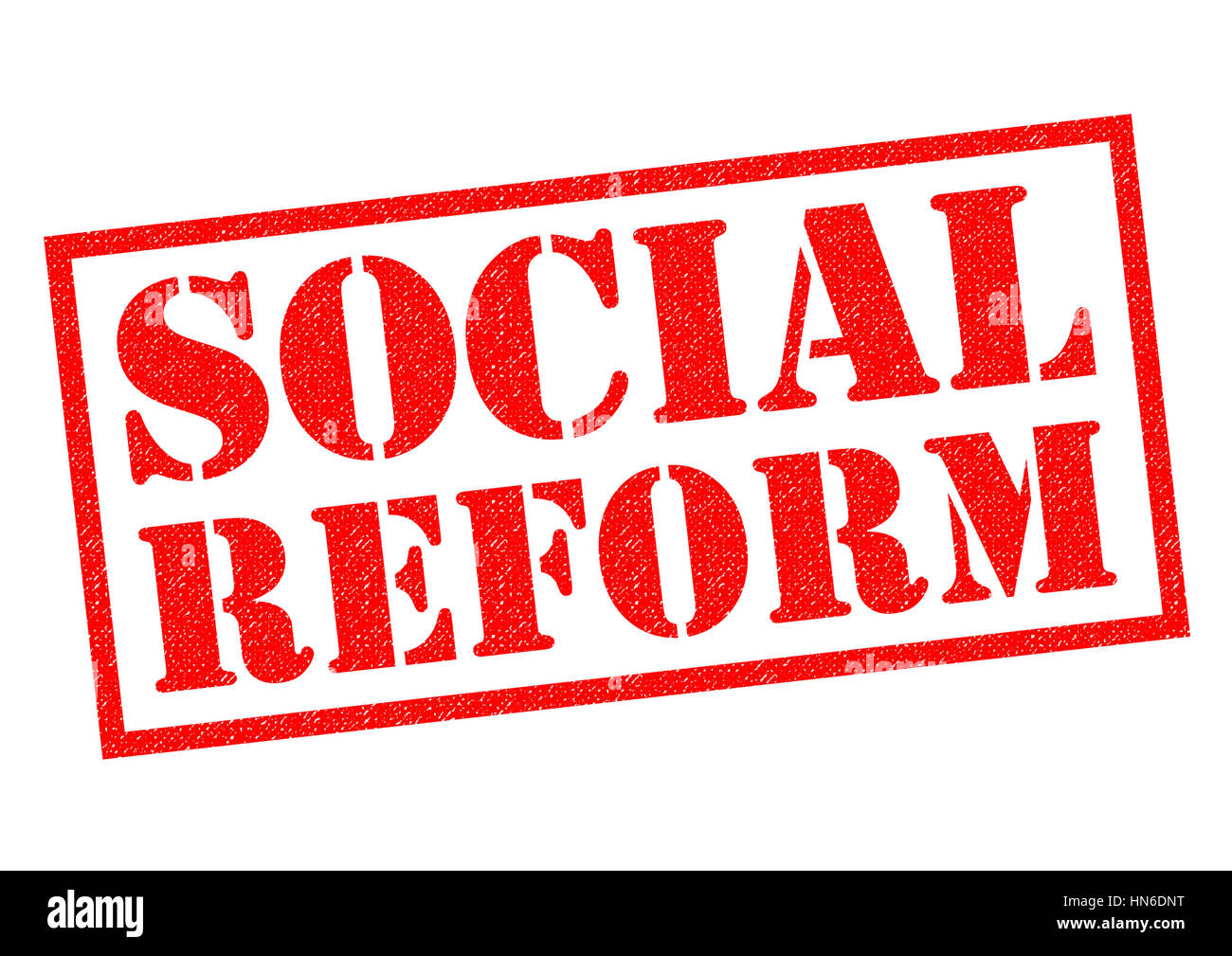 SOCIAL REFORM red Rubber Stamp over a white background Stock Photo - Alamy