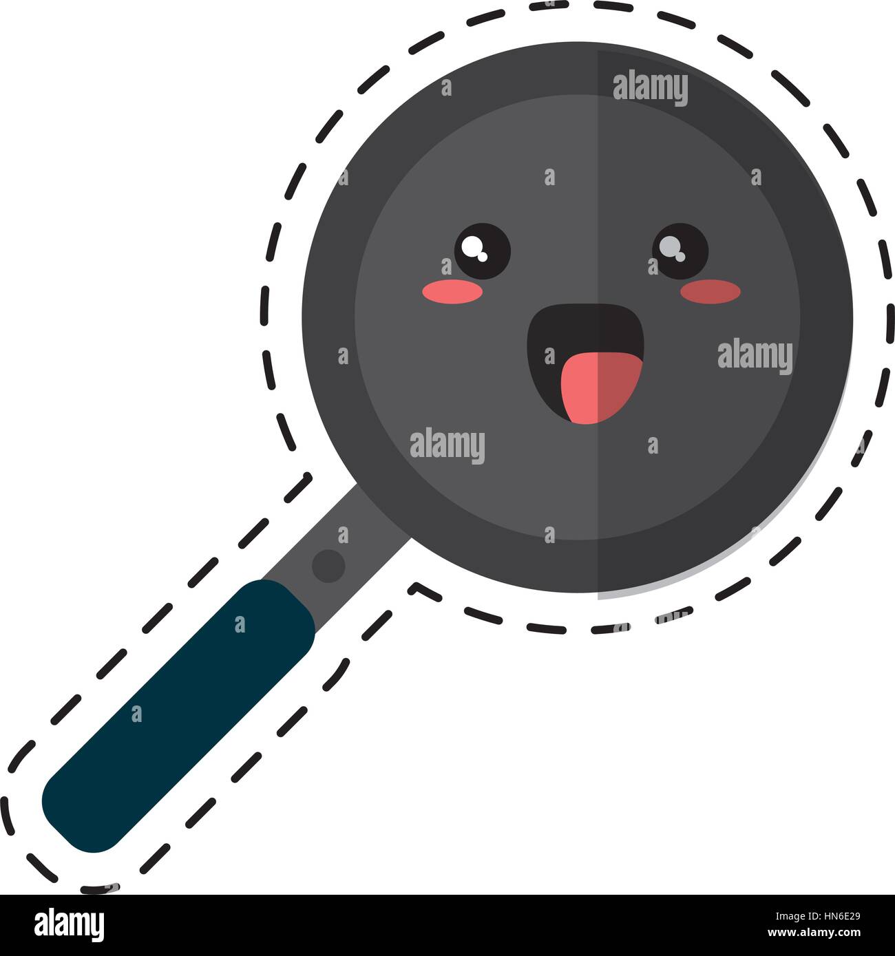 Cute funny kawaii burger Cut Out Stock Images & Pictures - Alamy