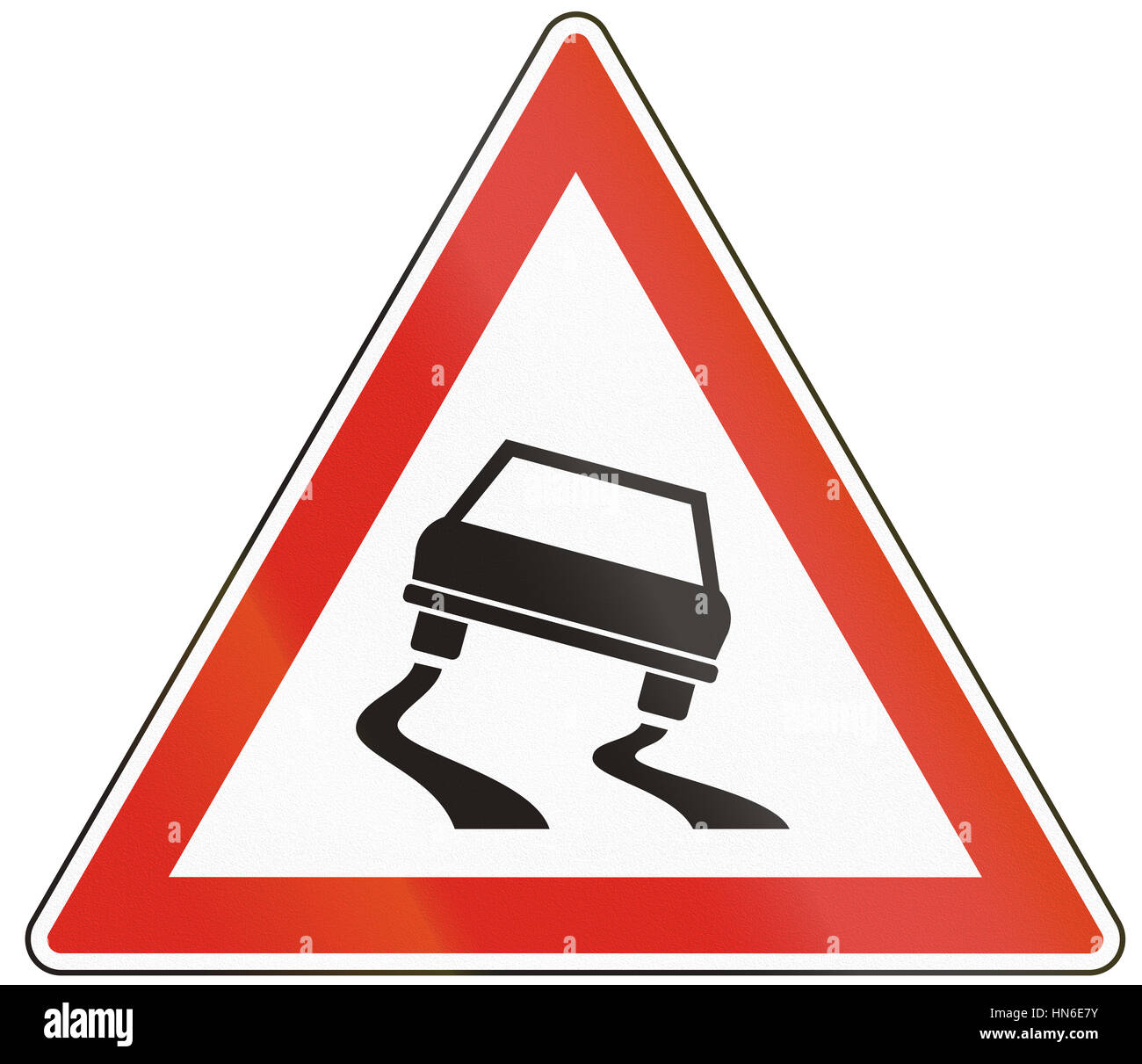 Car skidding sign hi-res stock photography and images - Alamy