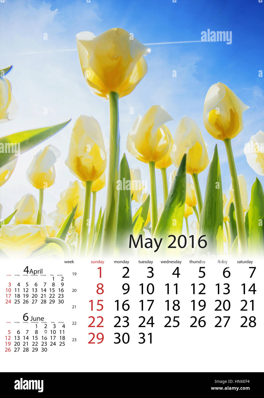 Calendar may 2016 hi-res stock photography and images - Alamy