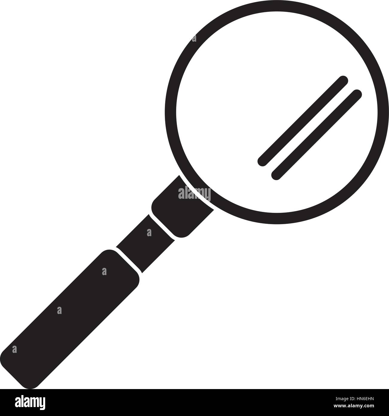 search loupe study pictogram Stock Vector Image & Art - Alamy
