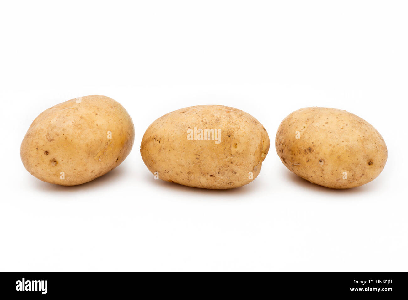 Quality of potatoes Riviera. isolated on white backgrou Stock Photo - Alamy