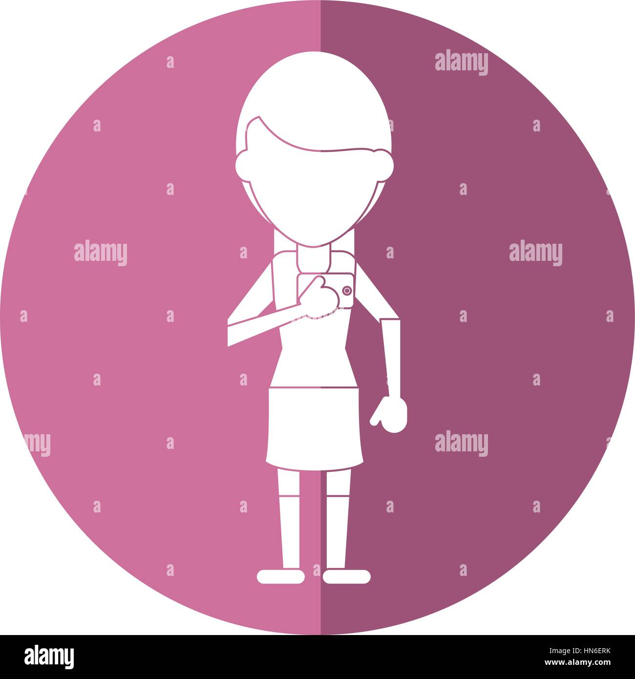 people user mobile phone media communication shadow Stock Vector Image ...