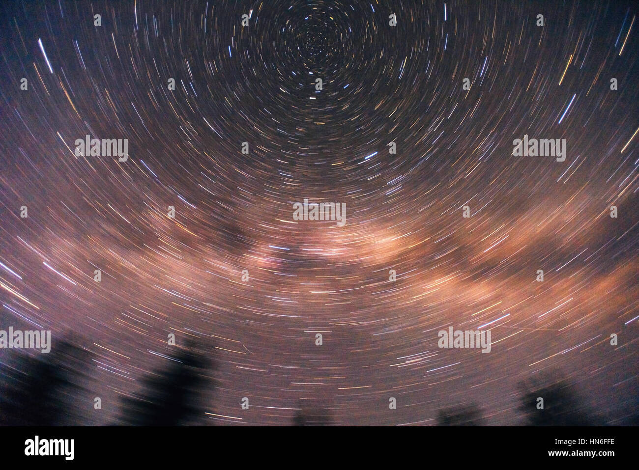 Sky of stars in mountains Stock Photo - Alamy