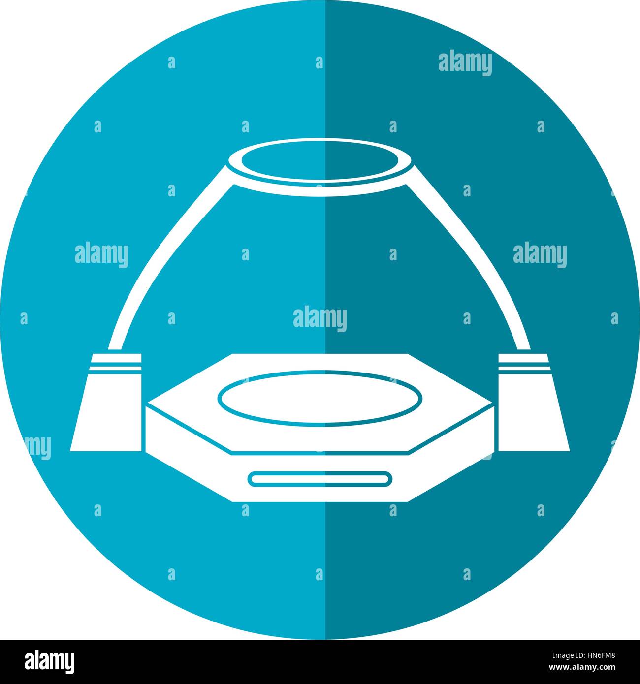 game platform simulator virtual reality shadow Stock Vector Image & Art ...