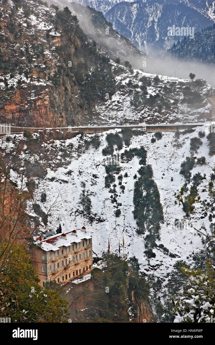 Proussos Monastery ("Panagia Proussiotissa"), one of the most important ...