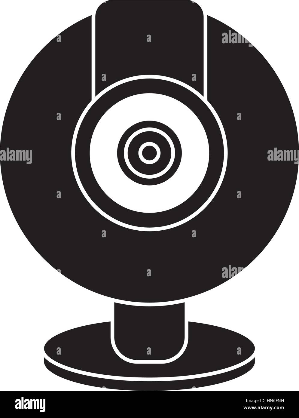 web cam computer rounded icon pictogram Stock Vector Image & Art - Alamy