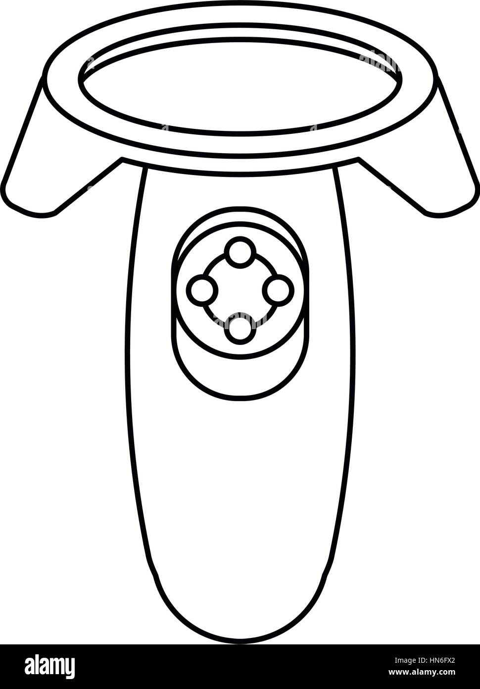 motion controller vr accessory thin line Stock Vector Image & Art - Alamy