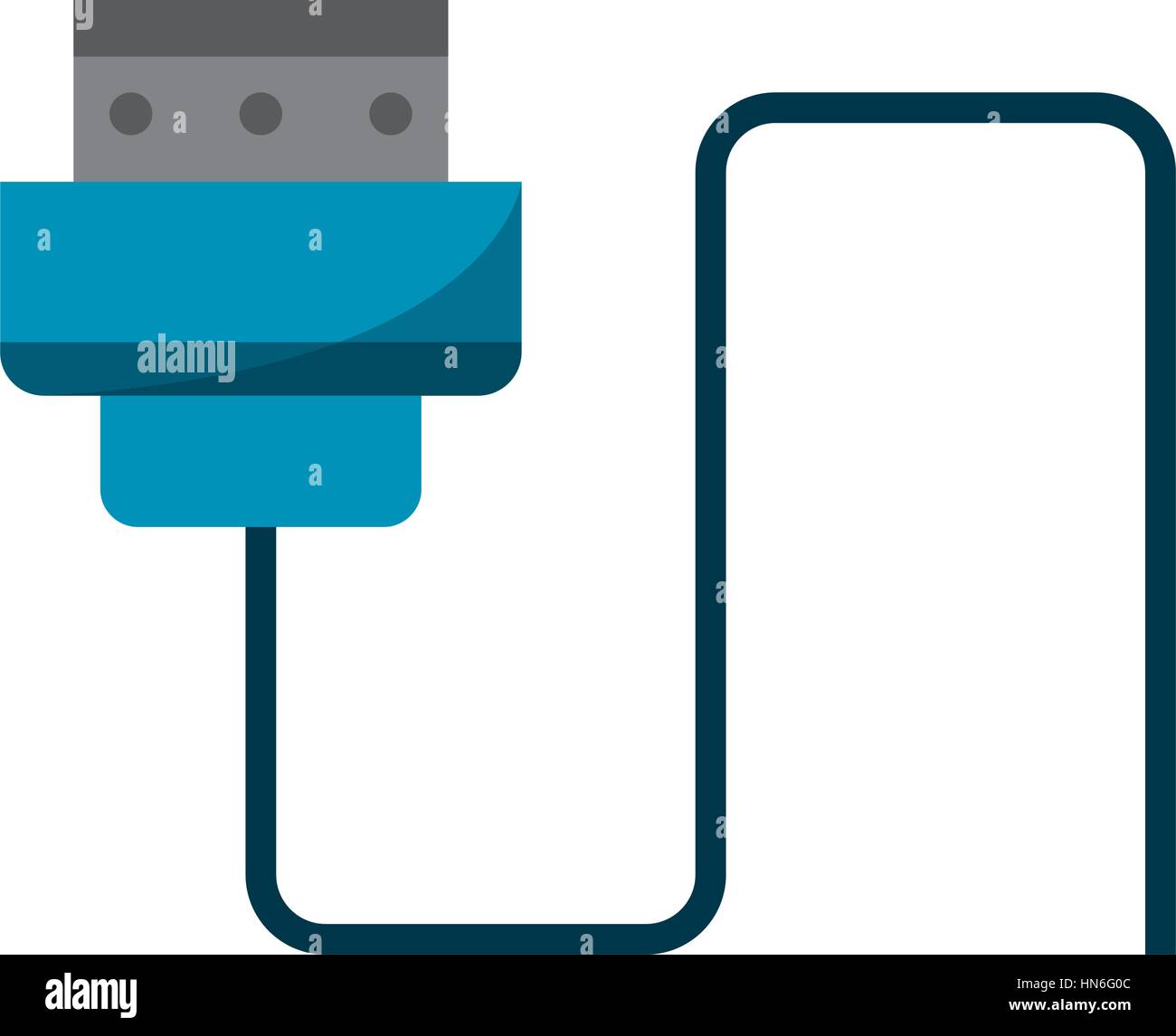 wire cable computer plug Stock Vector Image & Art - Alamy