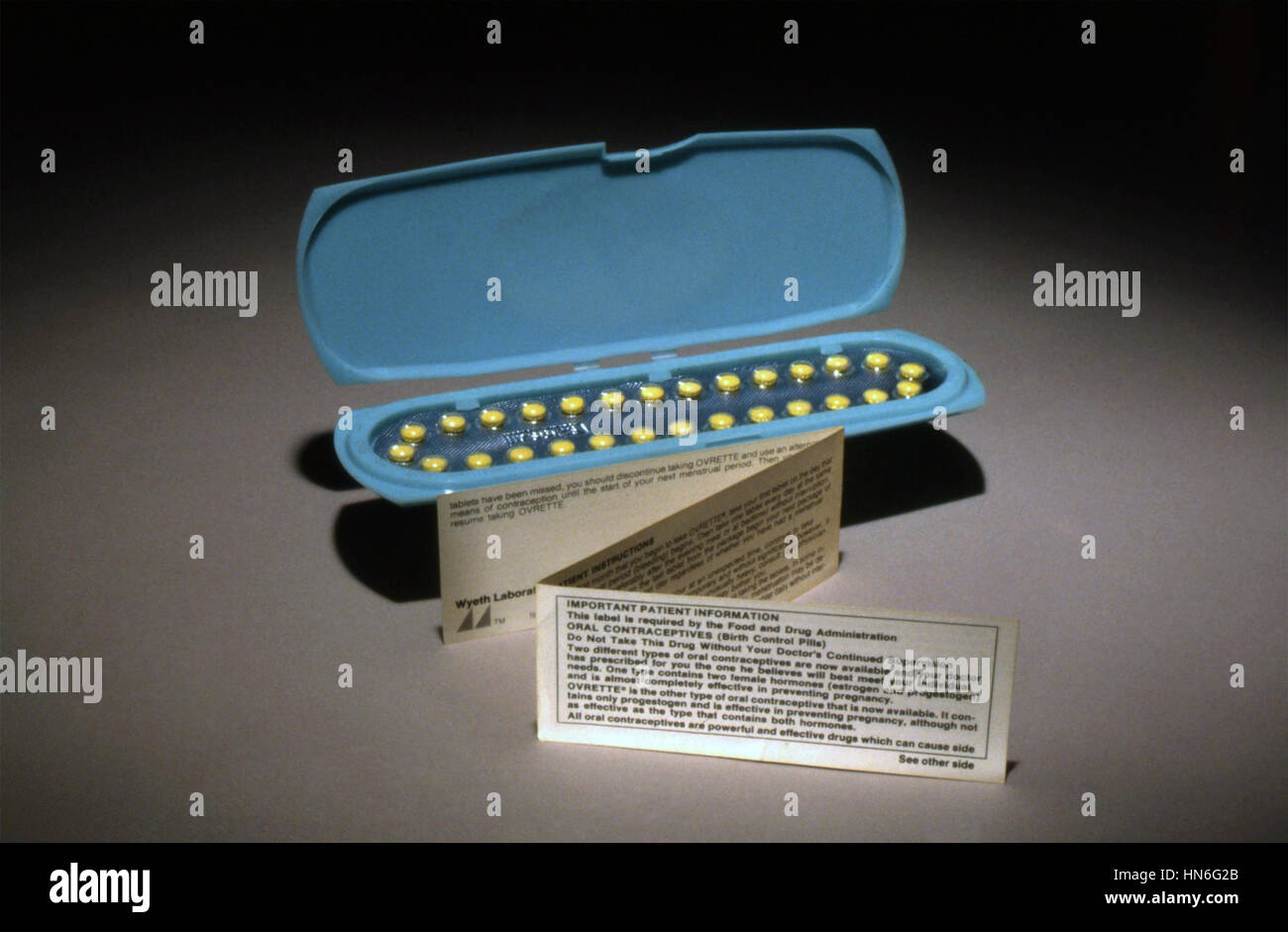 A package of oral contraceptives known as The Pill with the Patient ...