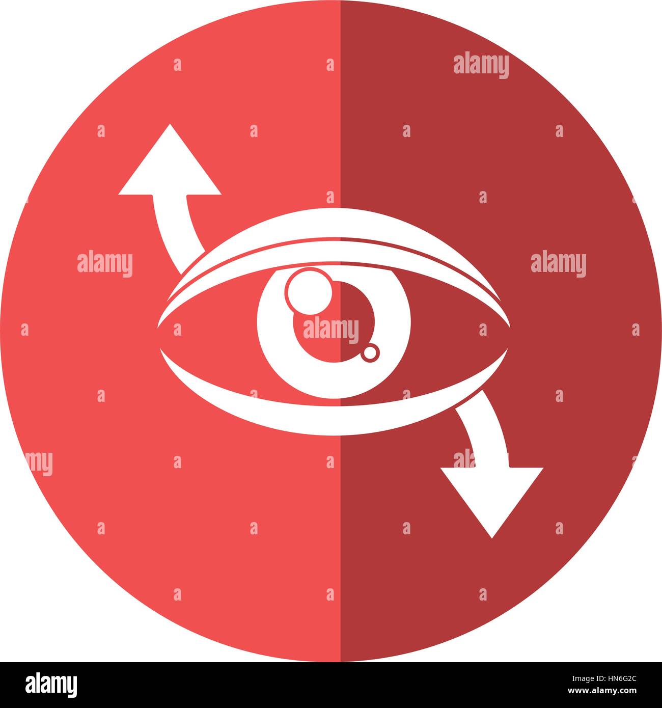 eye virtual reality 360 degree shadow Stock Vector Image & Art - Alamy