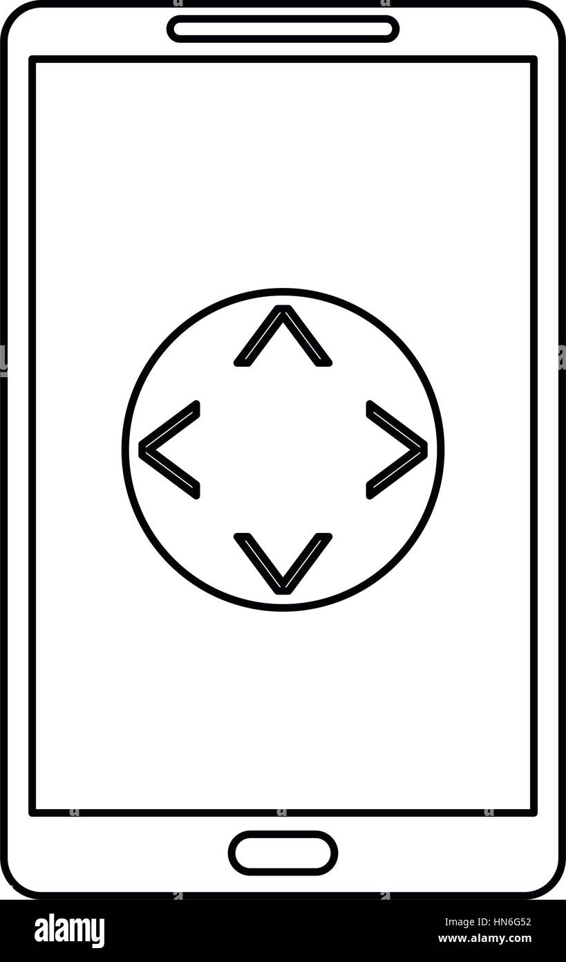 smartphone game vr control thin line Stock Vector Image & Art - Alamy