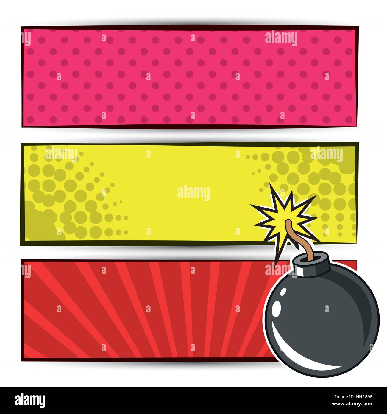 pop art bomb design poster Stock Vector Image & Art - Alamy