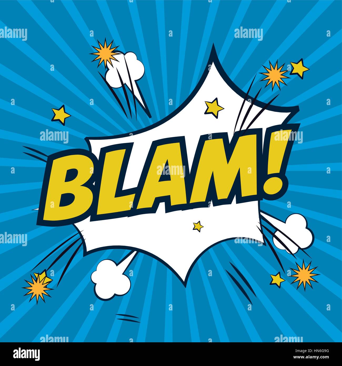 Bam comic book explosion Stock Vector Images - Alamy