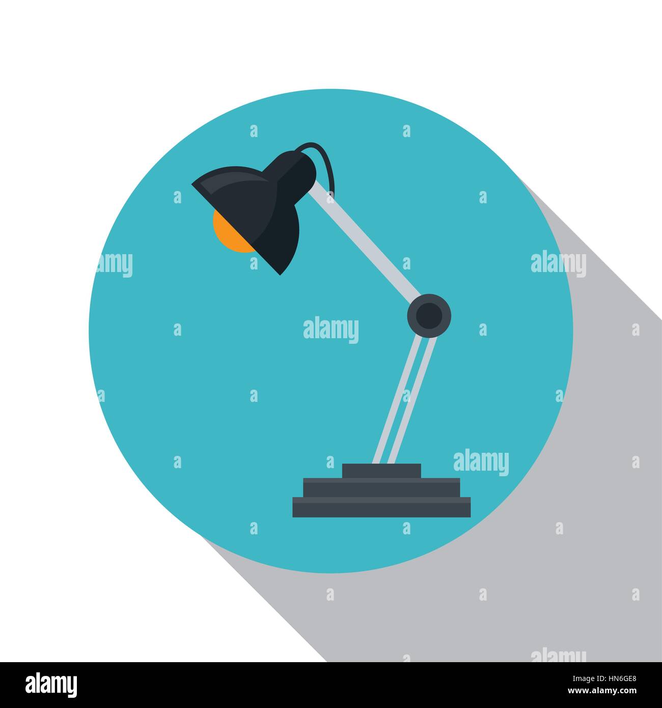lamp desk object office Stock Vector Image & Art - Alamy