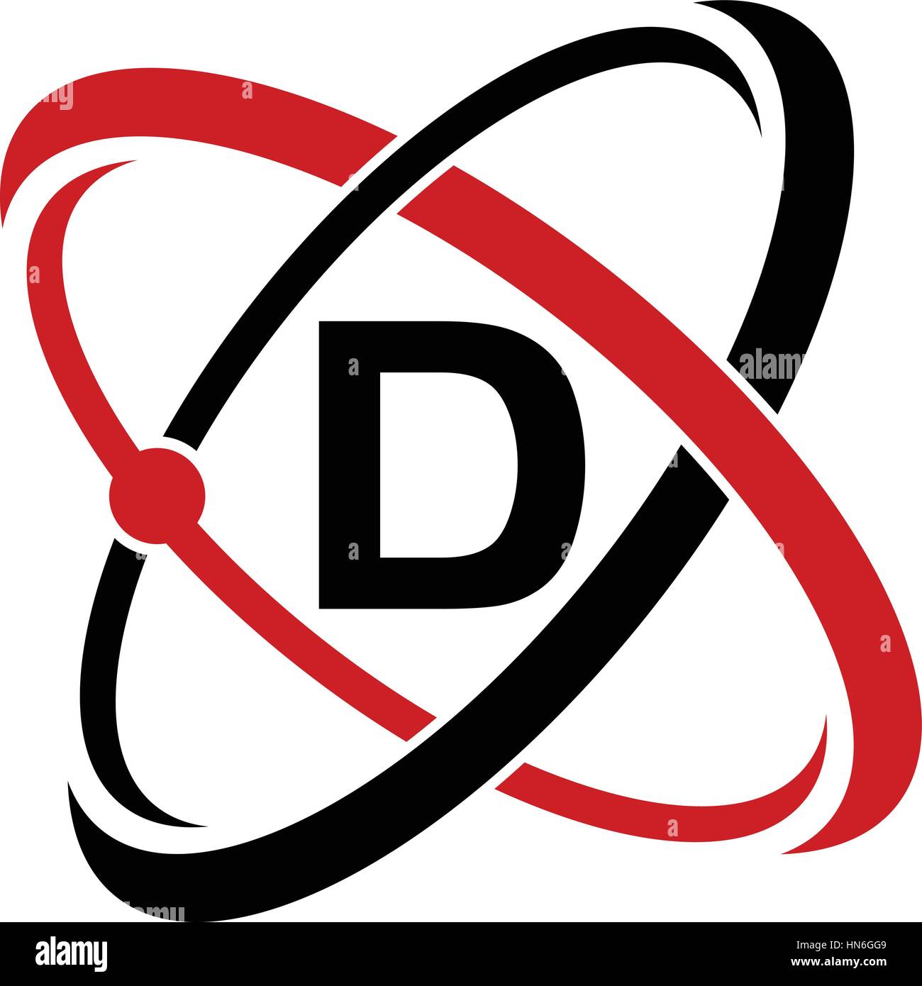 Letter d molecule Stock Vector Images - Alamy