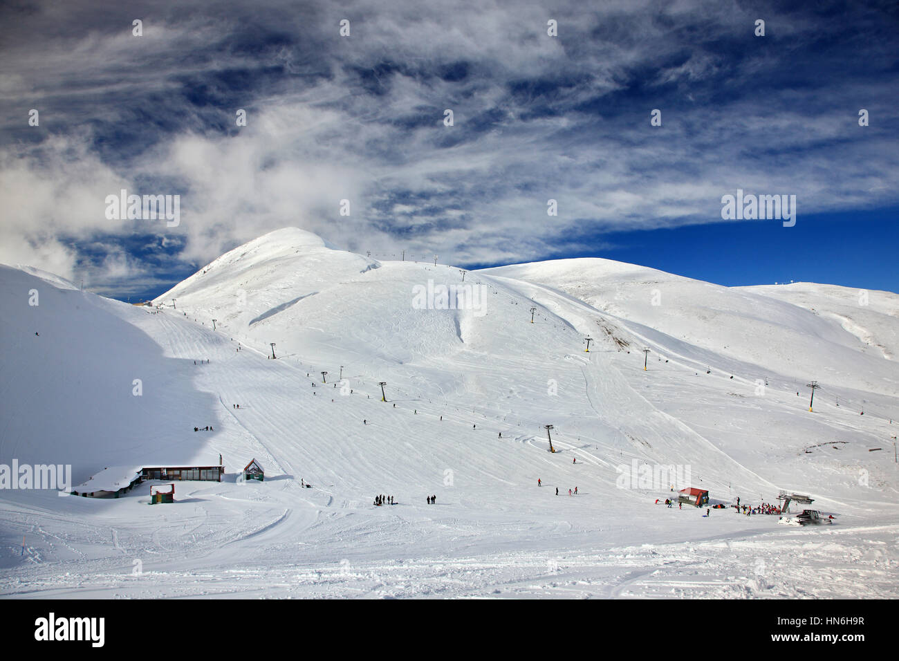 Ski center velouchi tymphristos mountain hi-res stock photography and ...