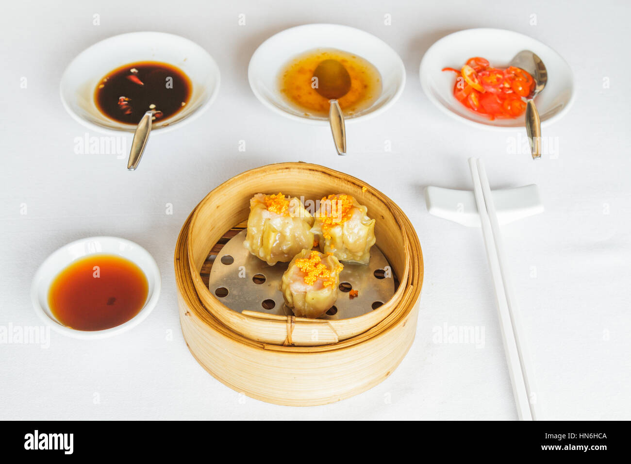 Dim sum container in restaurant High Resolution Stock Photography and ...